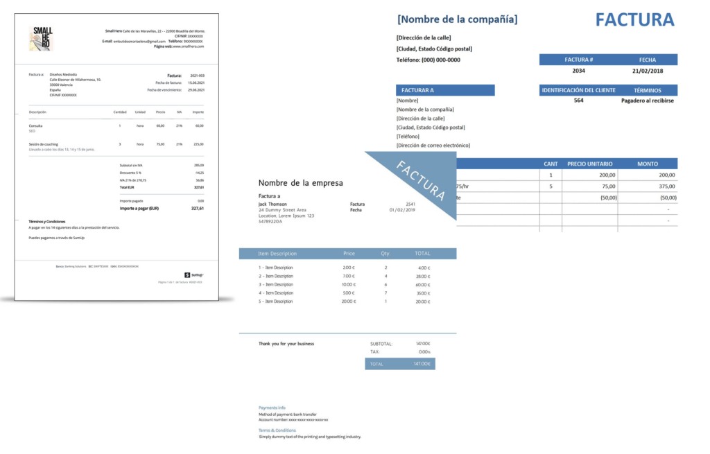 Los mejores programas para facturas y gestión empresarial - Plantillas ...